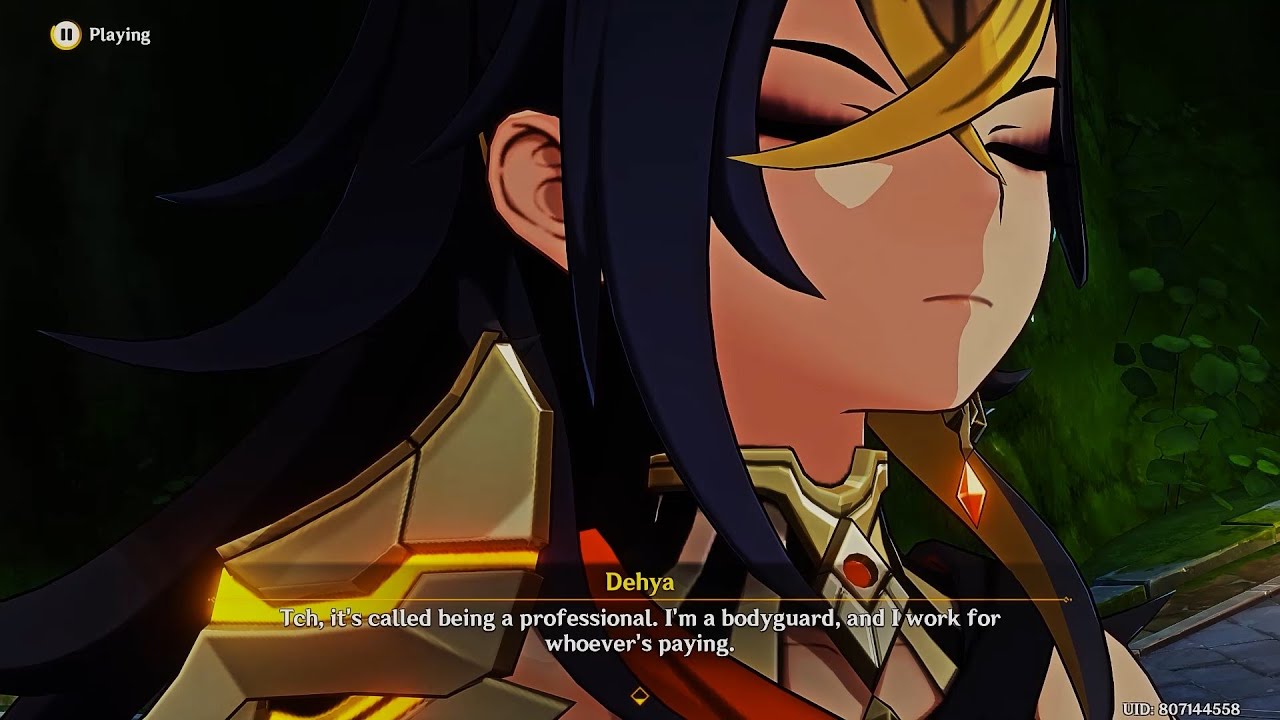 [Genshin Impact] Tsundere Dehya (Blush) Scene [1080p60][JP] - YouTube