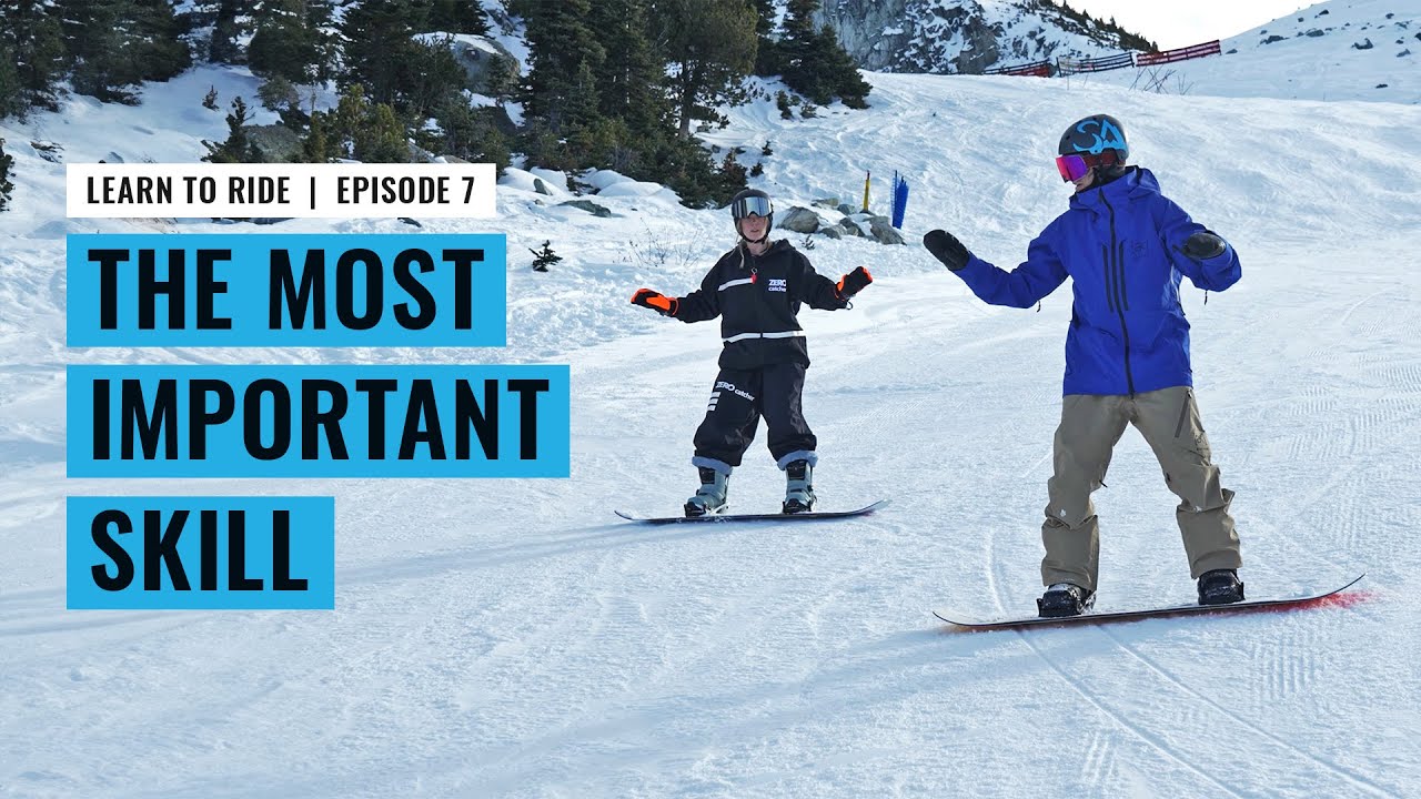 How To Side Slip | Learn To Snowboard With Rio - EP 7 - YouTube