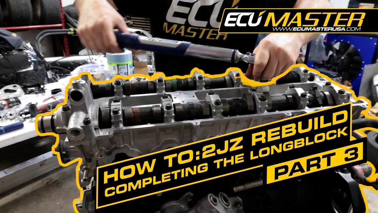 2JZ Build Part 3 - How to: Completing the Longblock | ECUMaster USA ...