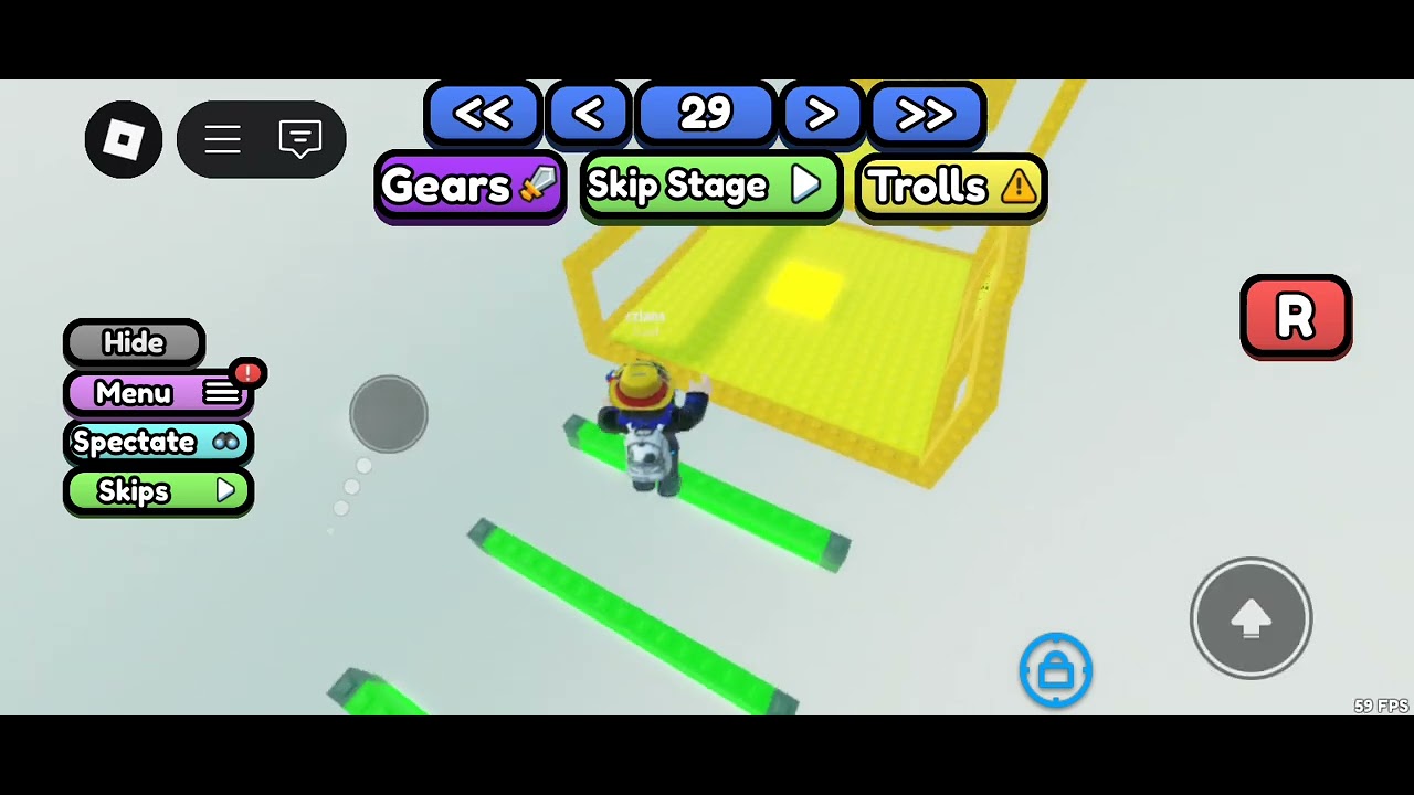 Playing wall hop obby nest vid I finish medium - YouTube