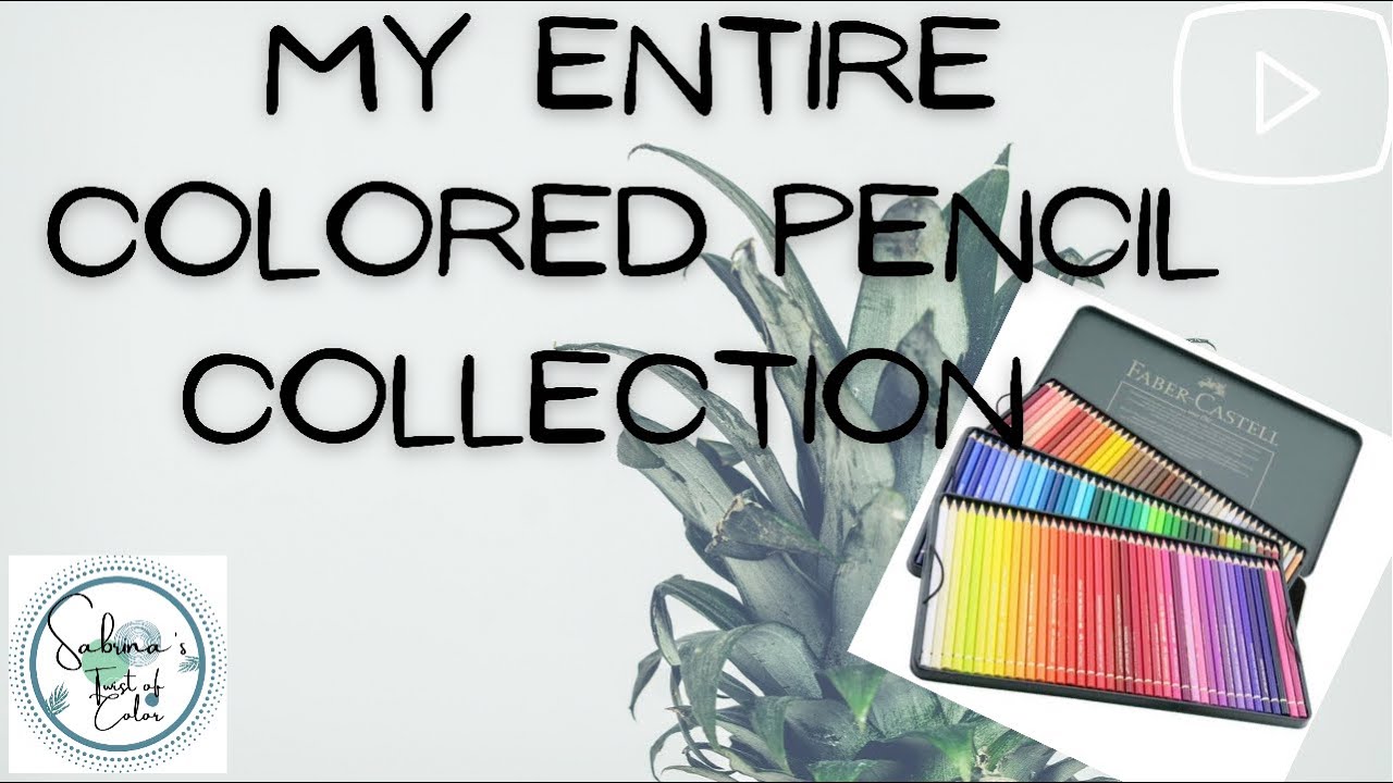 My ENTIRE COLOR PENCIL Collection #adultcoloring #art #colorpencil ...