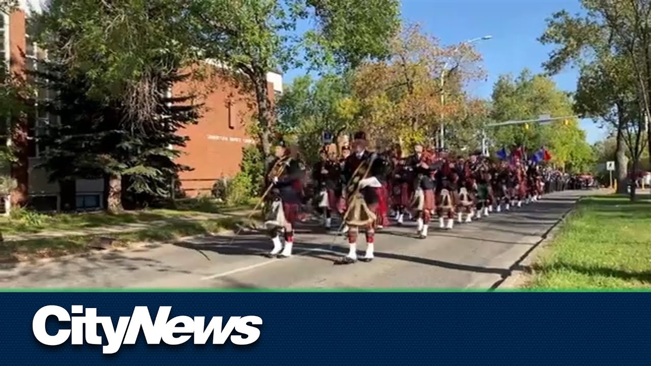 Edmonton Fire Rescue remembers fallen colleagues - YouTube