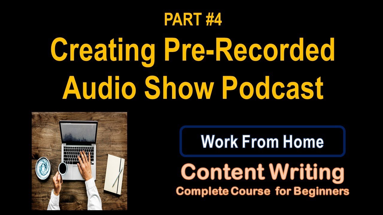 Creating Pre Recorded Audio Show Podcast - YouTube