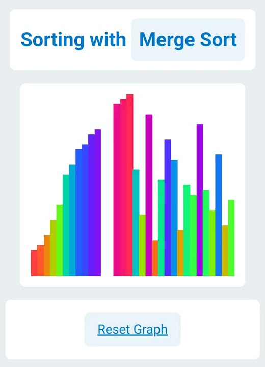 Sorting With Merge Sort Sorting Algorithms Visualised Youtube