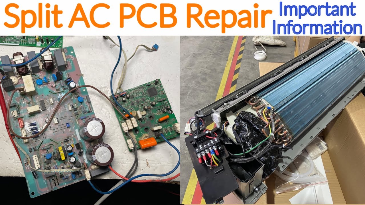 Split AC Inverter PCB Board Repair Important Information - YouTube