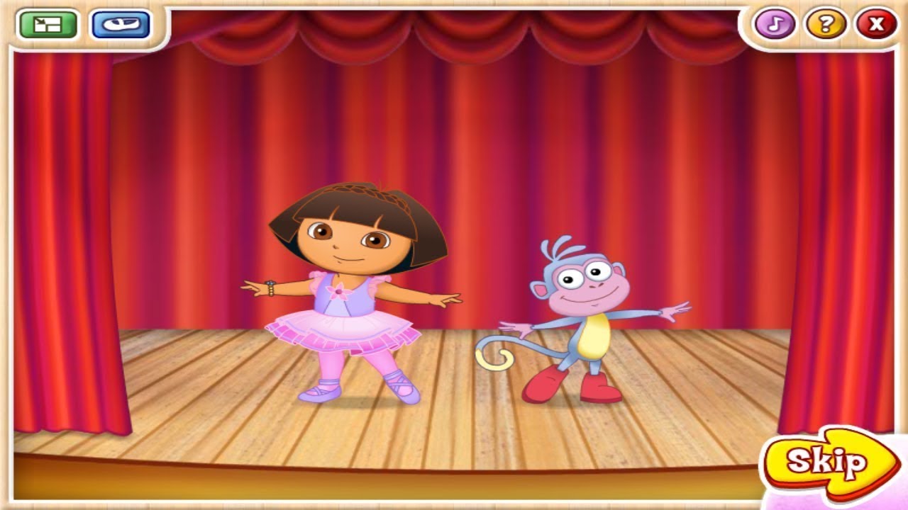 Dora The Explorer and Boots Ballet Adventure - YouTube