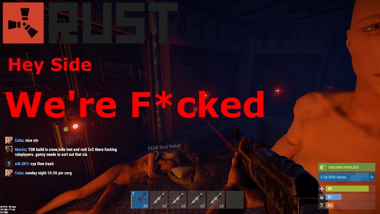 Rust Clan Wars - Side...look outside (Vanilla, Raid Defence, Being ...