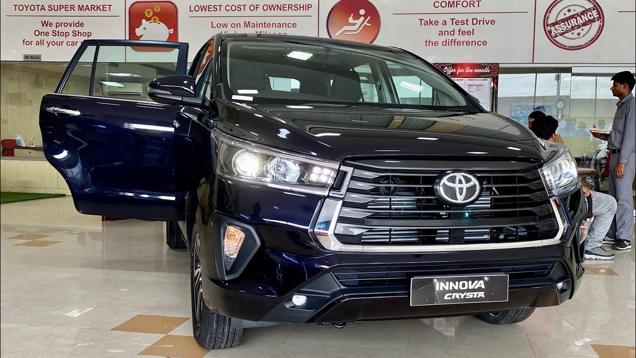 Comfort King ️ Toyota Innova Crysta Vx 7 Seater ₹23.11 Lakh | Review ...