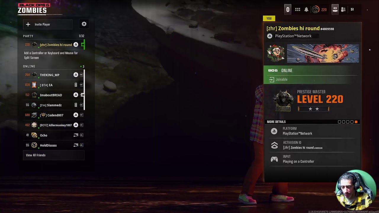 Call of duty b06 zombies road to pristiege master level 1000 current ...