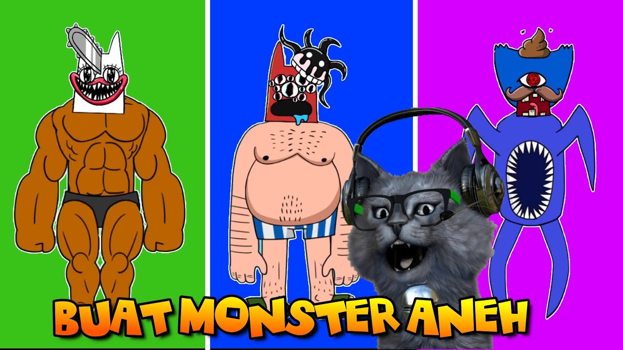 BUAT MONSTER ANEH GARTEN OF BANBAN - Monster Playtime Makeover ...