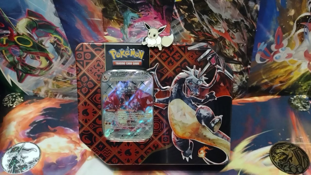Paldean Fates Charizard ex tin opening. - YouTube