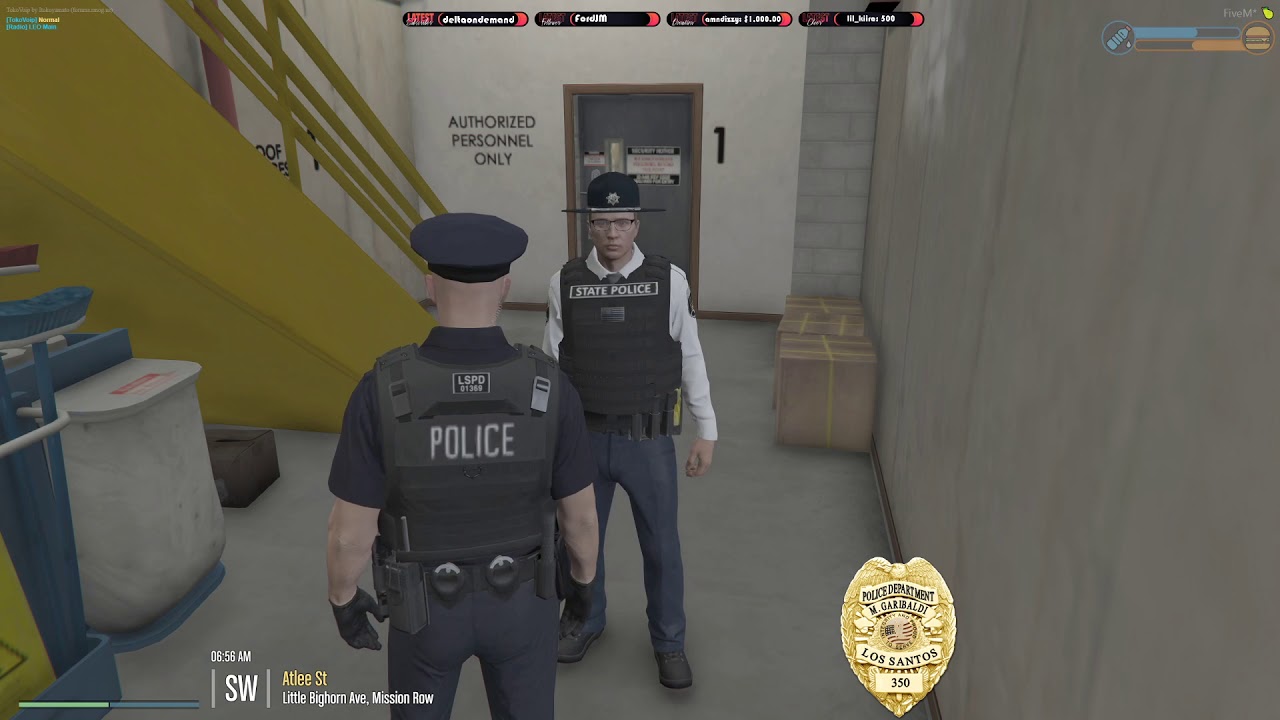 Day 62, SFRP GTARP RP | FTO Officer Michael Garibaldi| !gtarp | 6000 ...