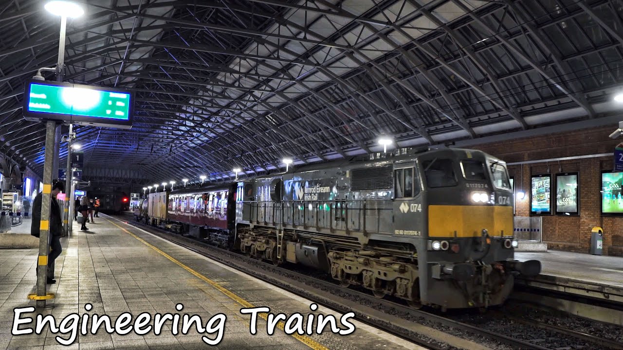 Irish Rail Engineering Trains 2023, January - March, First Relay train ...