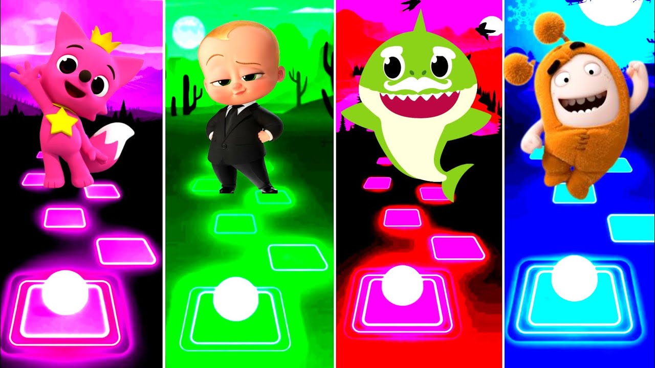 pink fong 🆚 Boss Baby 🆚 baby Shark 🆚 oddbods 🎶 who is Best ? - YouTube