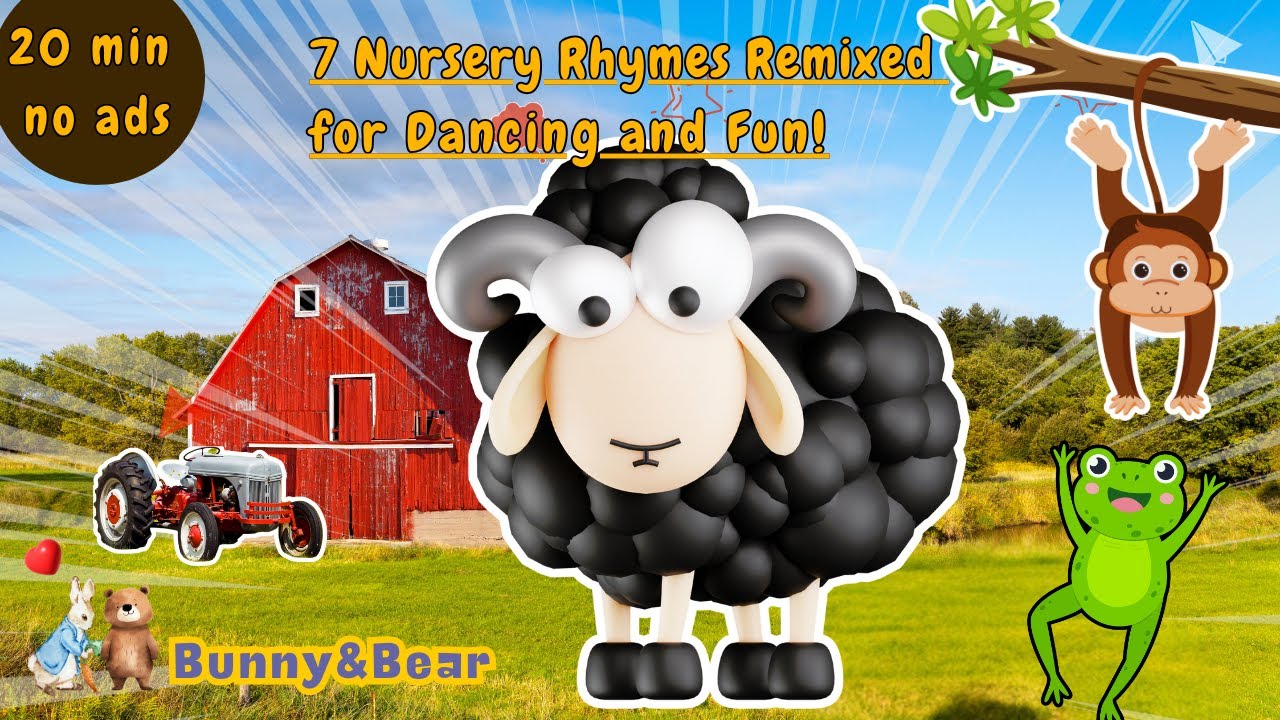 7 Nursery Rhyme Remixed for Dancing and Fun!|Sing-Along Songs|Fun ...