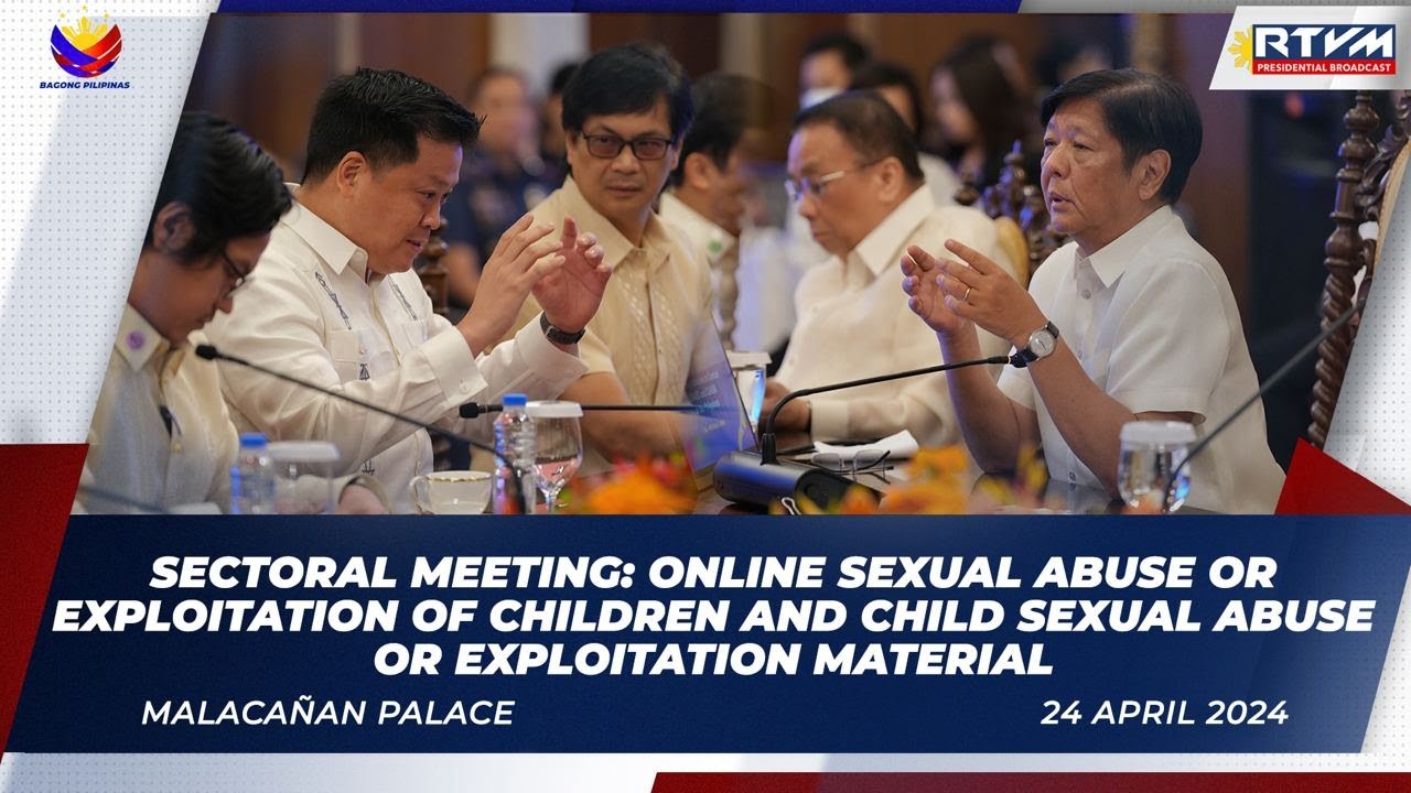 Sectoral Meeting Ongoing Initiatives To Combat OSAEC And CSAEM In The sectoral-meeting-ongoing-initiatives-to-combat-osaec-and-csaem-in-the