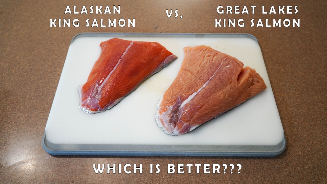 ALASKAN King Salmon VS. GREAT LAKES King Salmon - Which Tastes Better ...