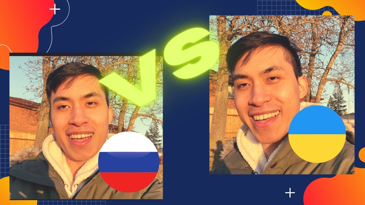 RUSSIAN VS. UKRAINIAN - BRIEF LANGUAGE COMPARISON - YouTube