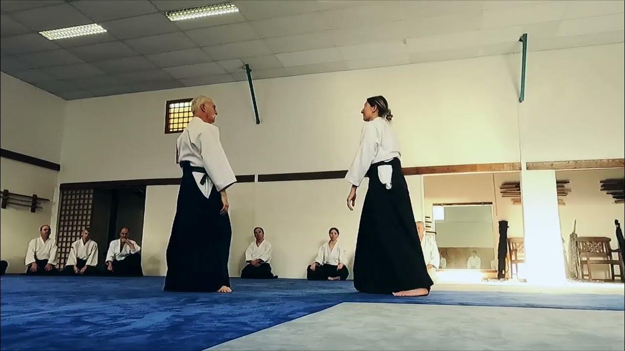 Aïkido : Jean Marc Chamot 7ème dan au Dojo VDB (decembre 2022 1ère partie) - YouTube