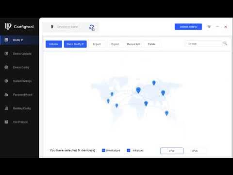 How to batch actviate and change IP on Configtool for EmpireTech Cams. - YouTube