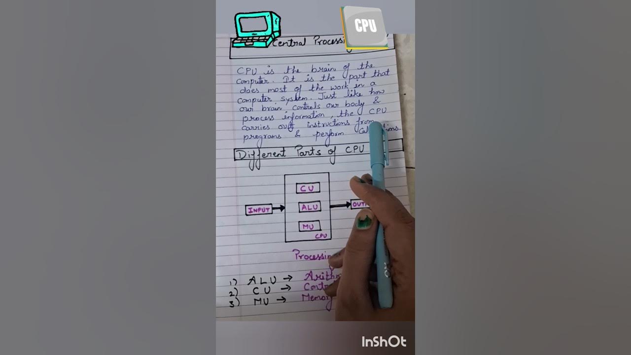 What is CPU? #computerscience #computer #computerknowledge #cpu #computereducation #computertips ...
