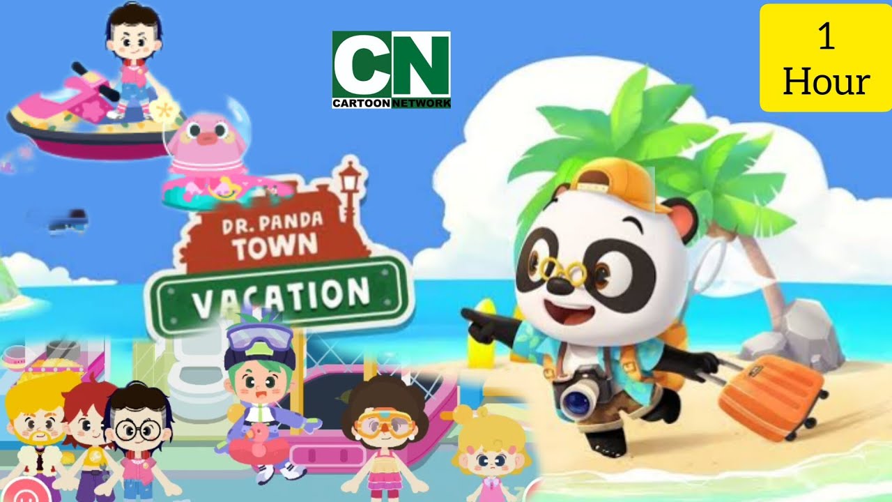 Dr. Panda Town Vacation New Full Episode | Town Vacation Panda Cartoon ...
