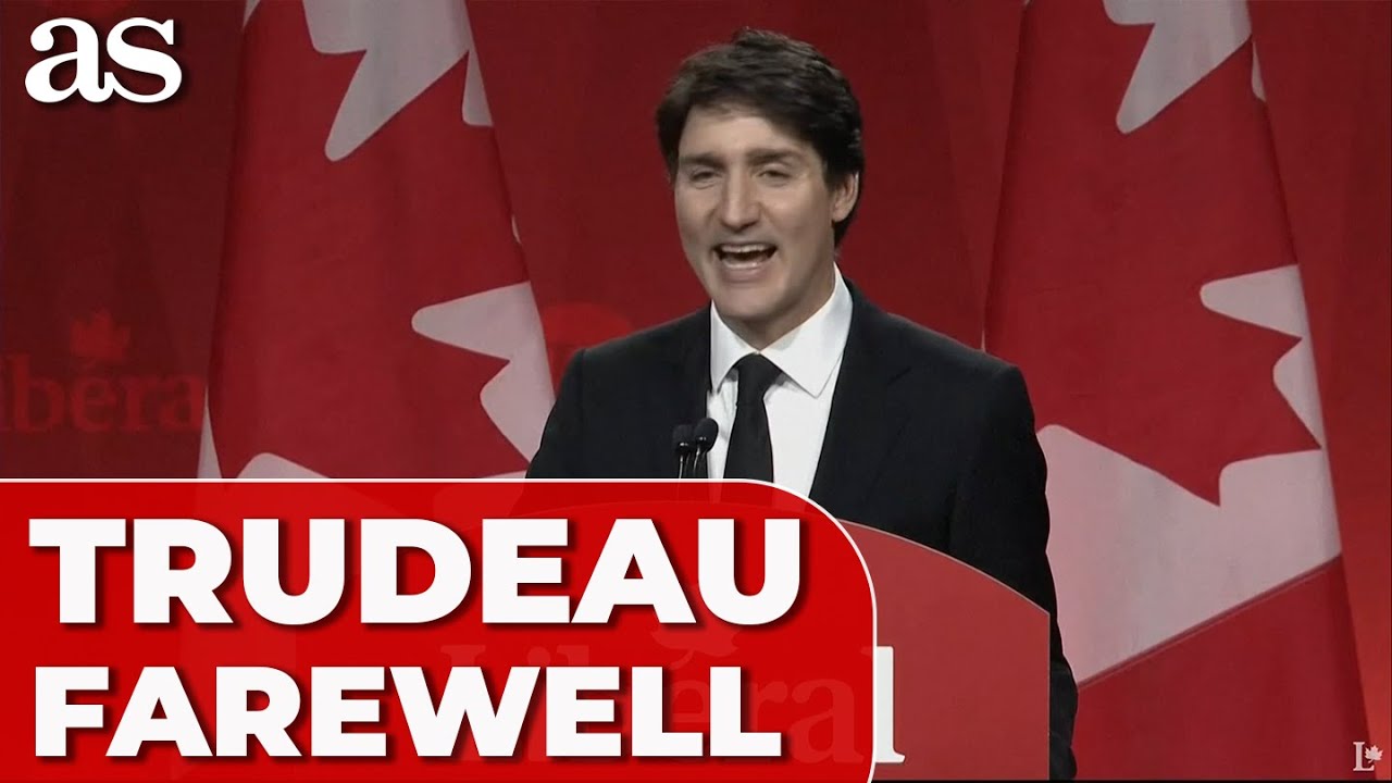 JUSTIN TRUDEAU delivers EMOTIONAL FINAL ADRESS at Farewell event – Full ...