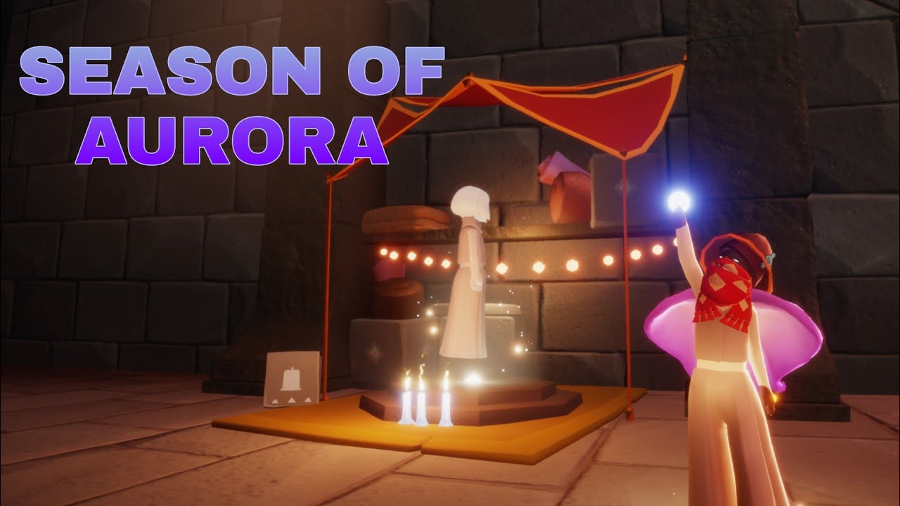 Season of Aurora new season in sky | Aurora collaboration sky cotl - YouTube