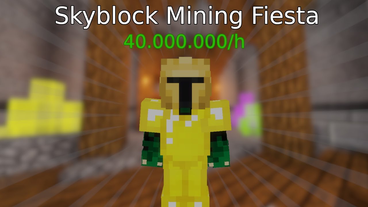 40m/h Hypixel Skyblock Mining fiesta & Stream Highlights | Deutsch ...