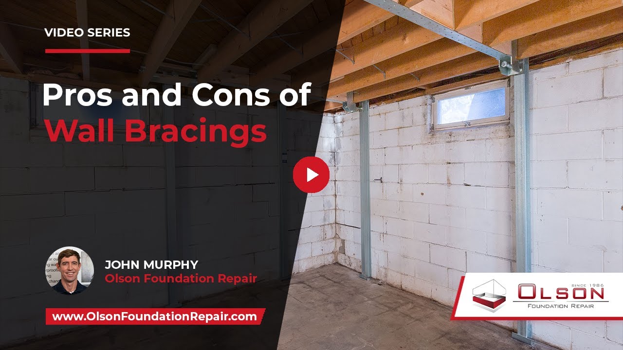 What are the Pros and Cons of Wall Bracing? | Olson Foundation Repair ...