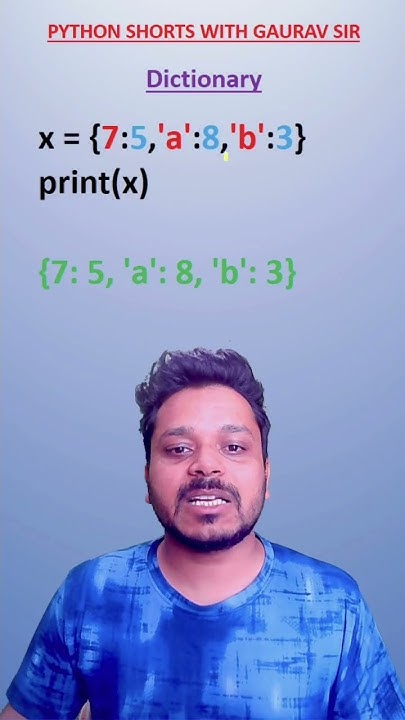 dictionary and indexing in python | Computer Science | Python class 11th and 12th - YouTube