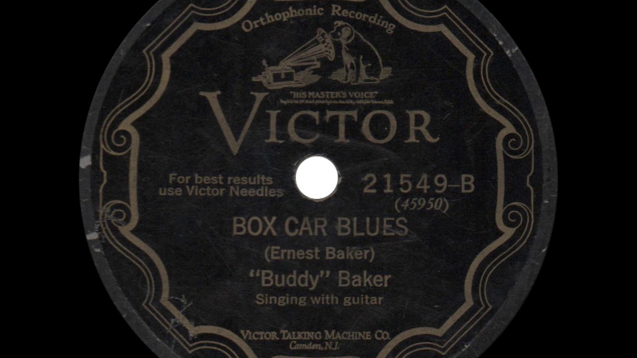 "Buddy" Baker - Box Car Blues - 1928 - YouTube
