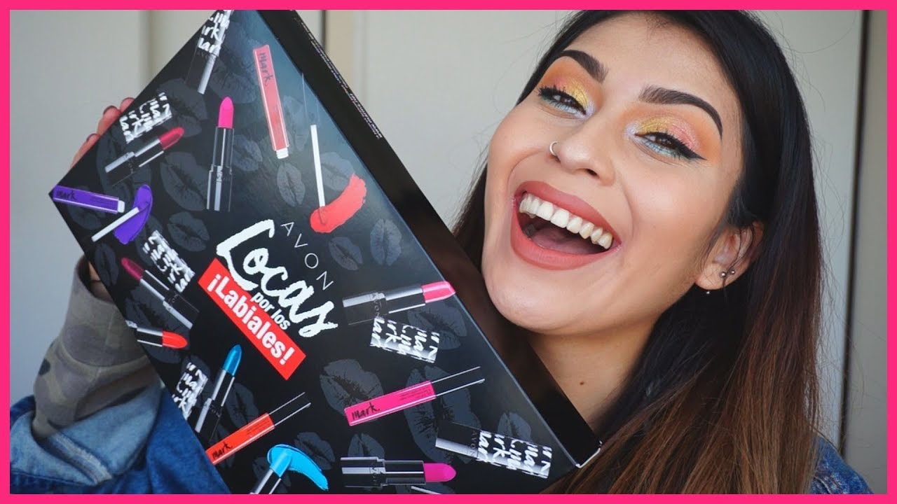 Unboxing caja de labiales Avon + swatches | #LocasporlosLabiales - YouTube