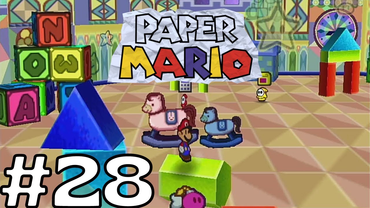 Let's Play Paper Mario Blind Ep. 28 Shop Thief - YouTube