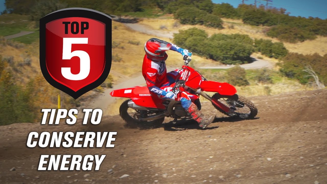 Top 5 Tips to Conserve Energy on a Motocross Track - YouTube