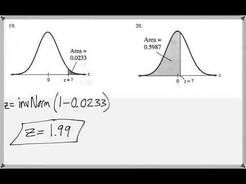 Math 209 : 6.2 #19, #20 (Statistics Tutorial : Normal Distributions ...