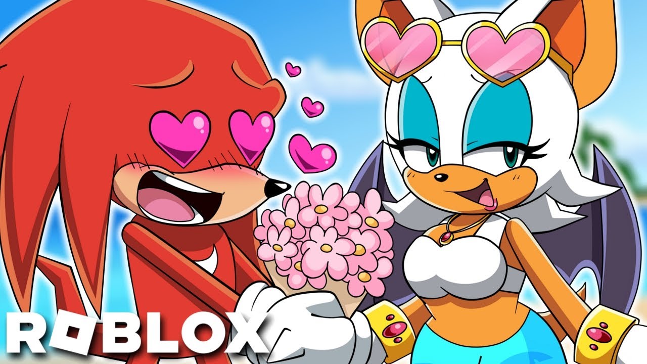 Rouge snags Knuckles! - SONIC SPEED SIMULATOR on ROBLOX Summer Scavange ...