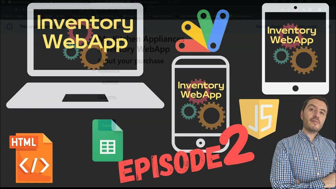 DYNAMIC Dropdown in Google Sheets Web App with Apps Script 🚀 | Inventory App Tutorial PART 2 ...