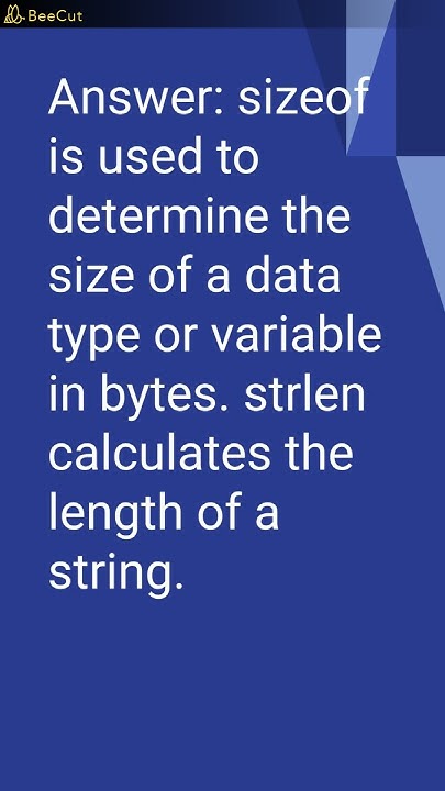 Sizeof and Strlen functions #programminglanguage #ielts #ctutorialinhindi #ctutorial # ...