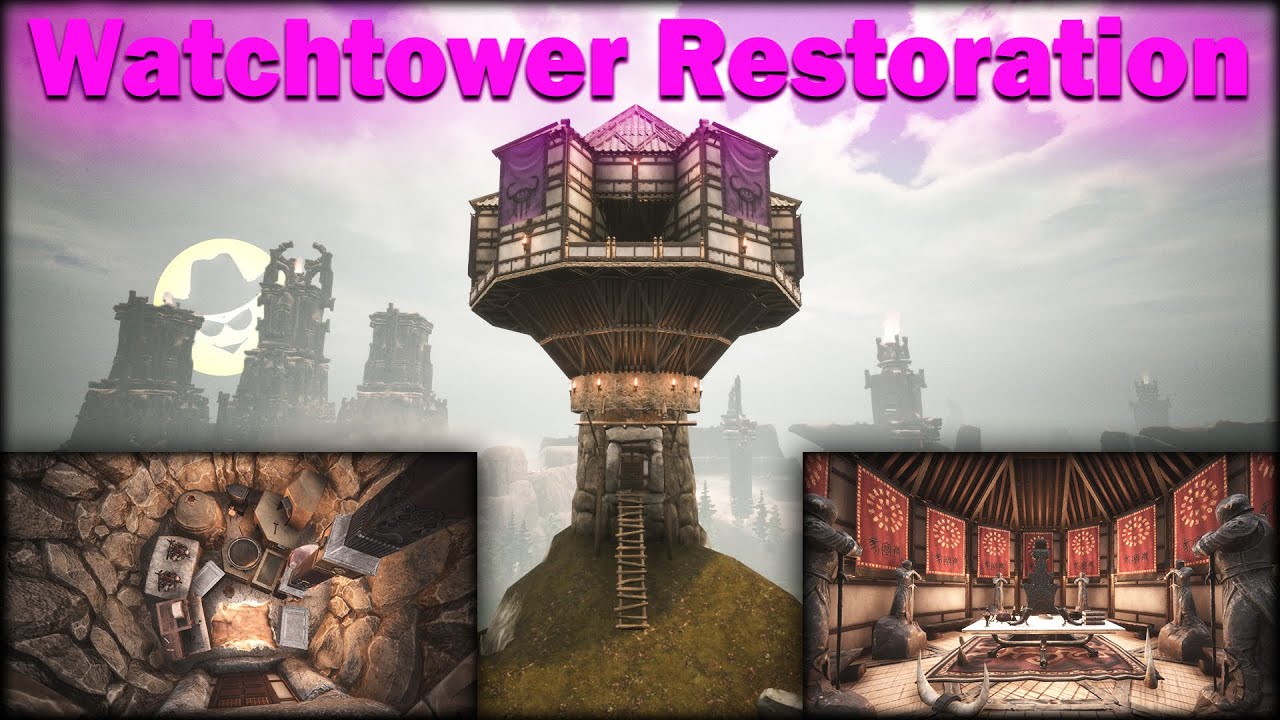 Watchtower Restoration | Conan Exiles - YouTube