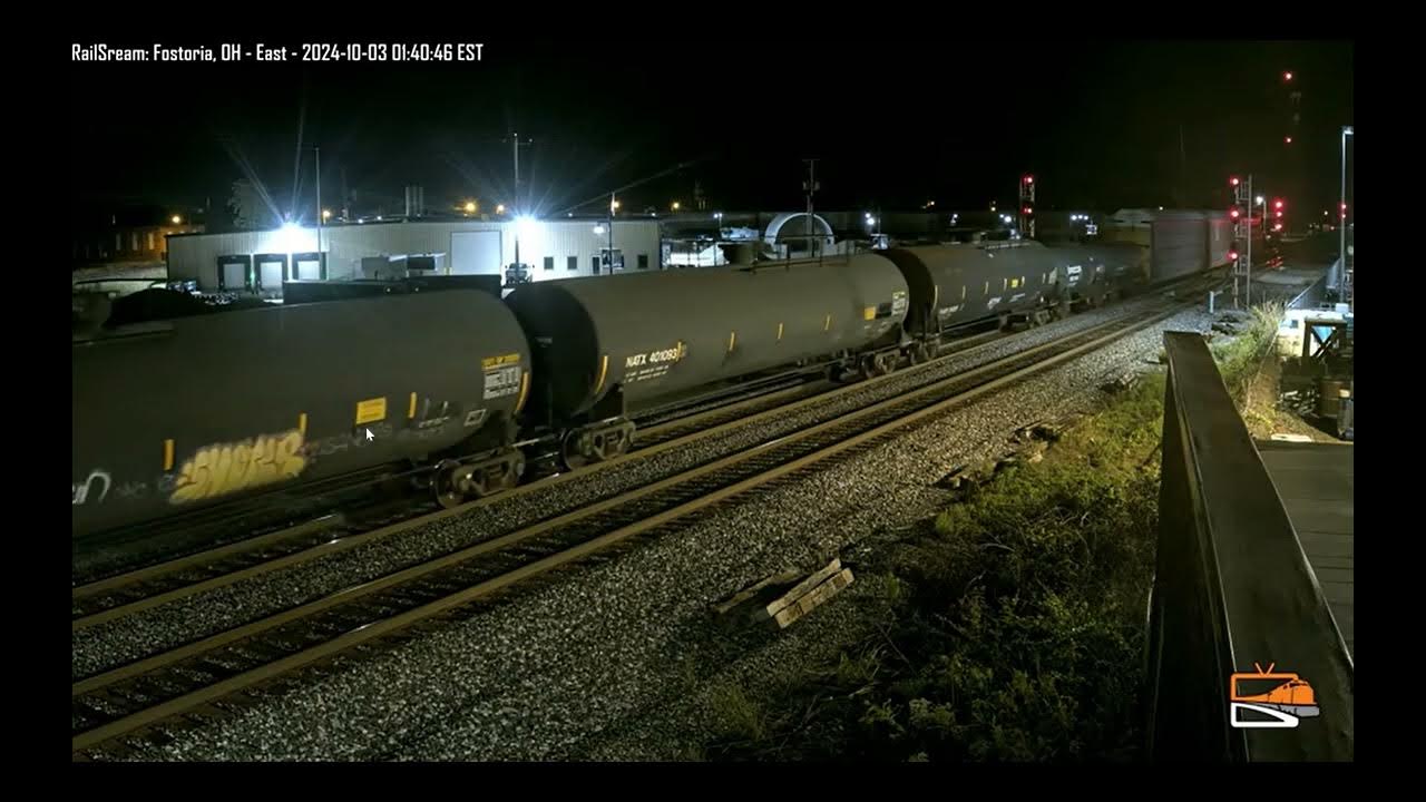 EAST VIEW #10/3/24 Of A CSX NB/EB/NB Train Mixedfreight Leading With CSX Double 2 CSXs 87 903 ...