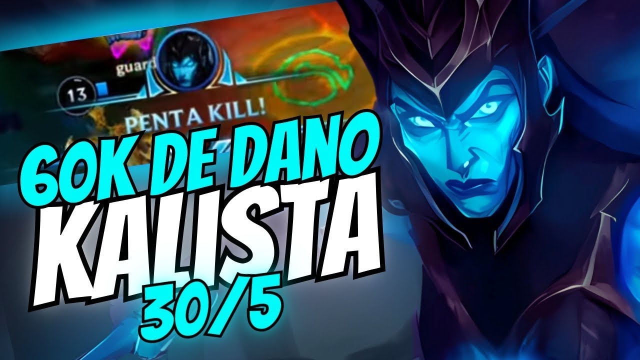 Pentakill Insano De Kalista Nessa Gameplay Wild Rift Youtube