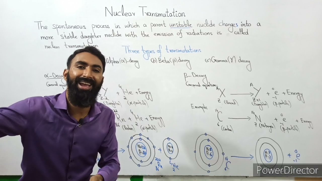 Nuclear Transmutation | 10th Class | Physics | Chapter 18 | Atomic and Nuclear Physics |10 | Lec ...