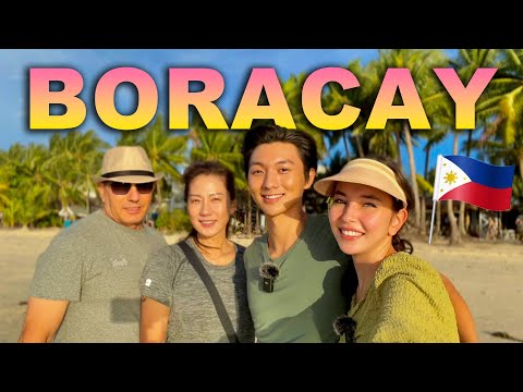 First Impression of Boracay in 2023 🇵🇭 My Parents have NEVER seen Blue Water Like THIS