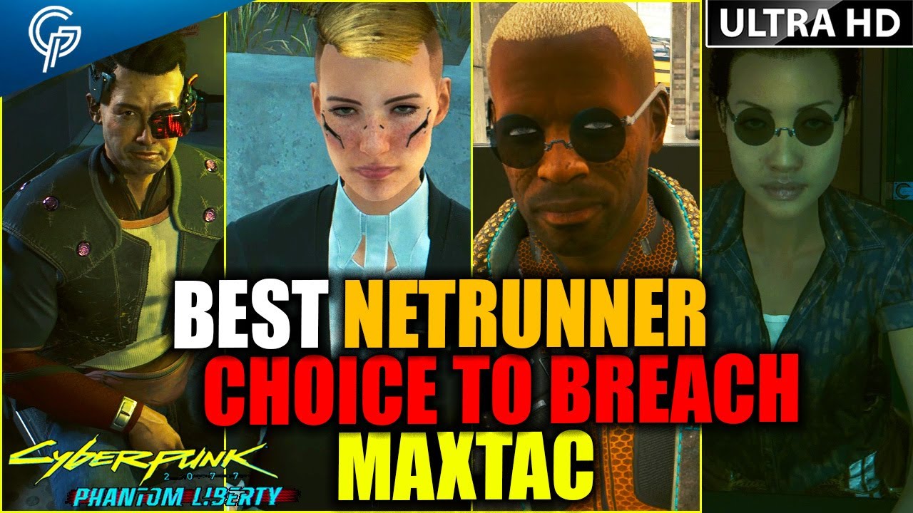 The BEST NETRUNNER CHOICE TO BREACH MAXTAC Guess Who | Cyberpunk 2077 ...