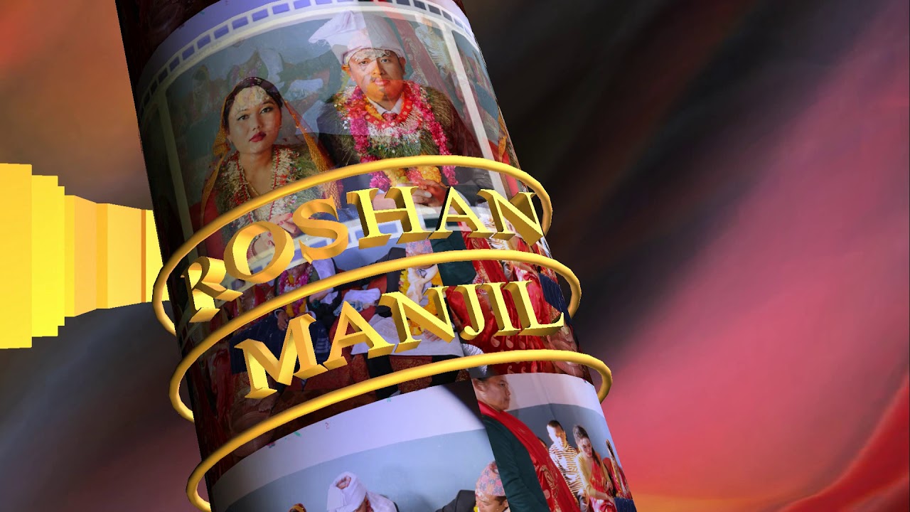 Roshan Gurung weds Manjil Gurung - YouTube
