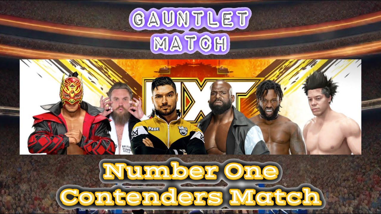 NXT Main Event NXT North American Title Gauntlet Match Number One ...