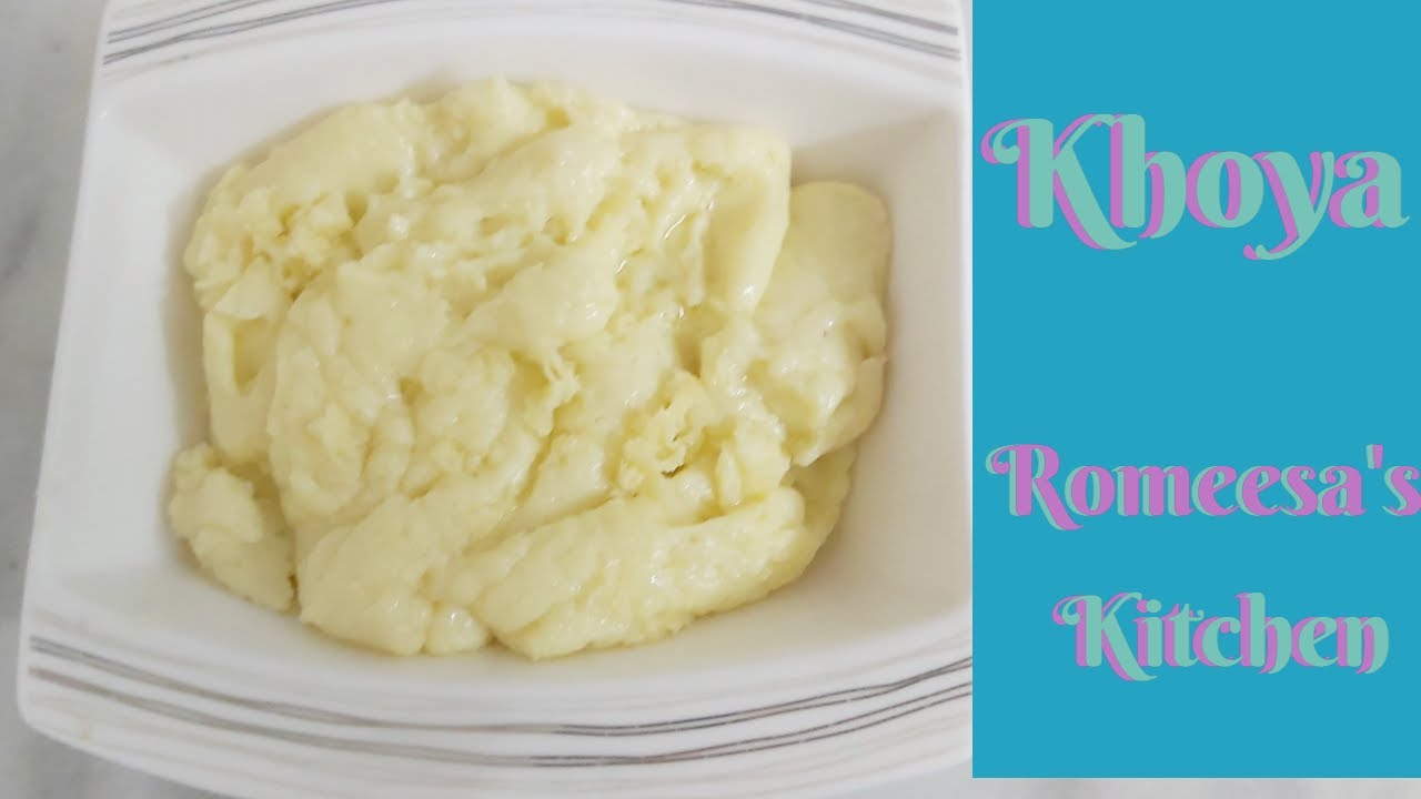 How to make Khoya || An easy recipe by Romeesa's Kitchen - YouTube