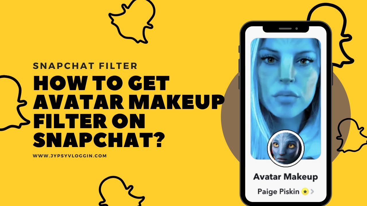 How to Get Avatar Makeup Filter on Snapchat - YouTube