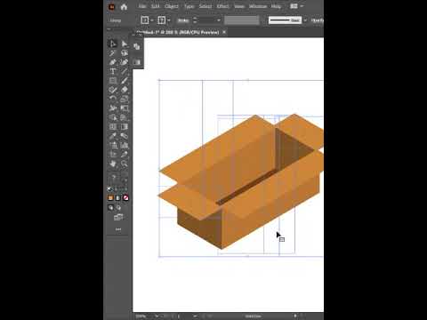 How To Make 3d Box in Illustrator| #shorts - YouTube
